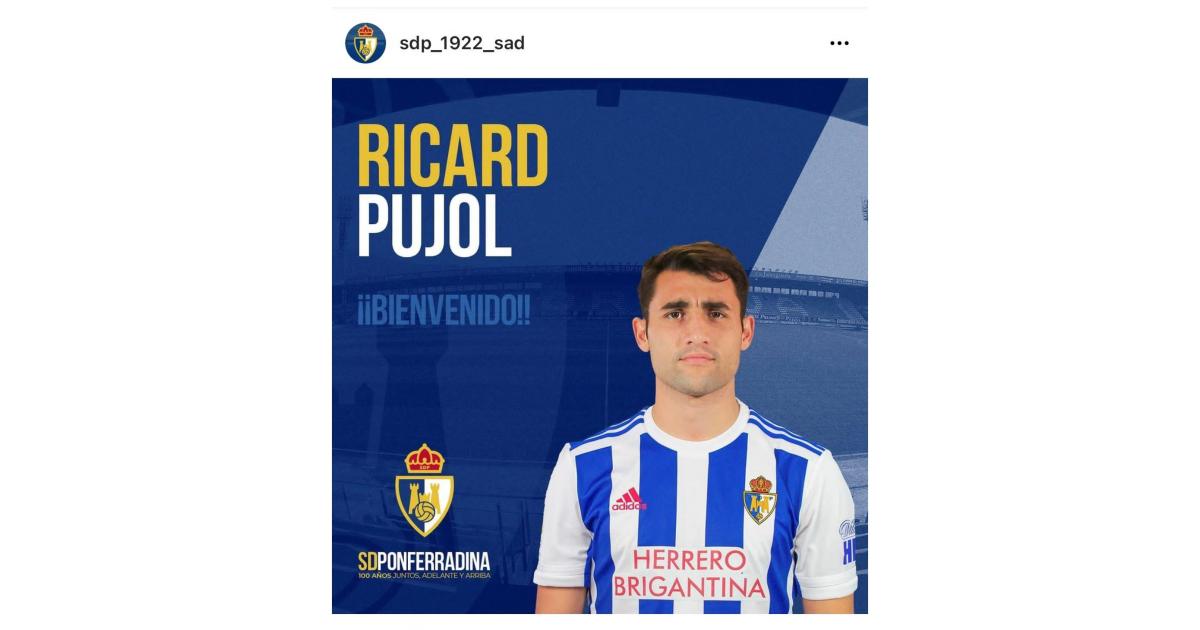 Fútbol | Segunda División: Ricard Pujol, nuevo jugador de la Deportiva