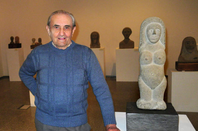 Jonás Pérez lleva la poesía de su piedra hasta el Esla