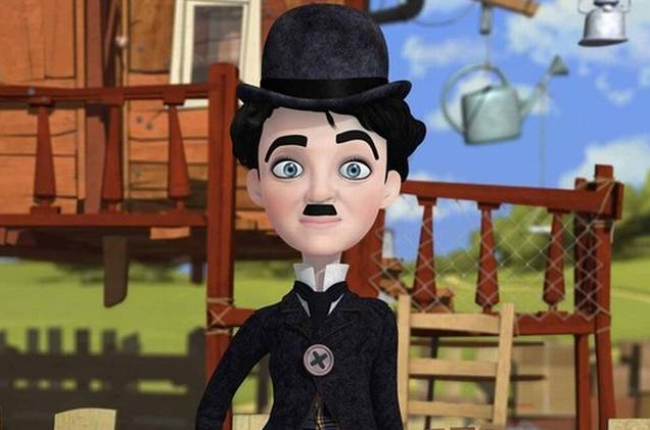 PROGRAMACIÓN INFANTIL: Charlot se transforma en dibujo animado
