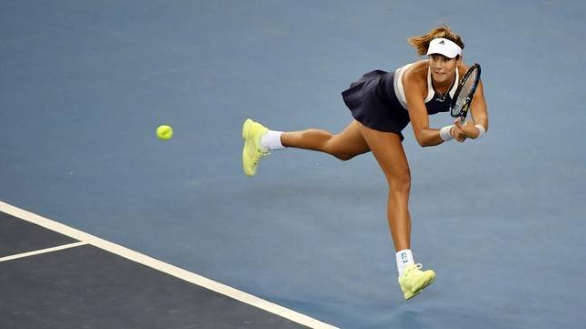 Muguruza se regala una plaza de maestra en Pekín