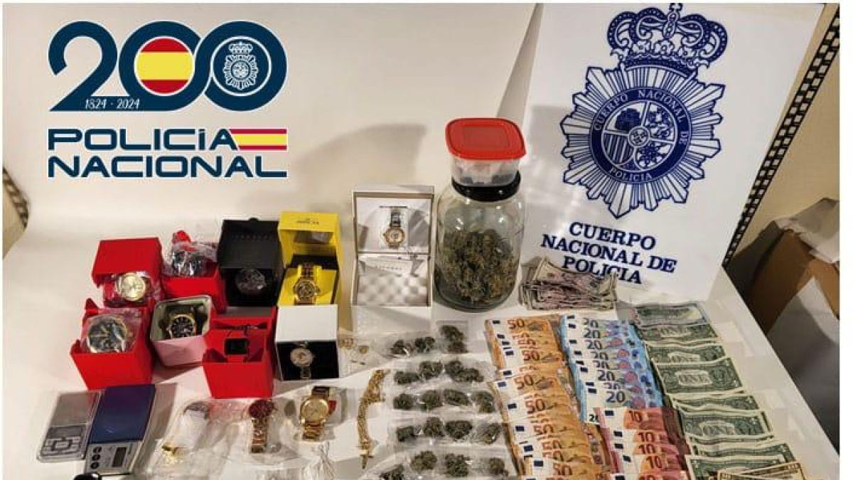 La Policía Nacional desmantela un punto de venta de droga próximo a una zona escolar en León