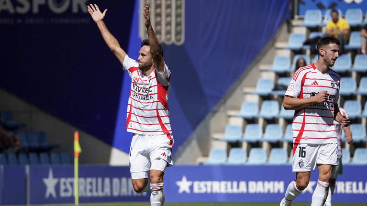 Kevin Sibille ya es el segundo máximo goleador de la Deportiva en 1ª RFEF