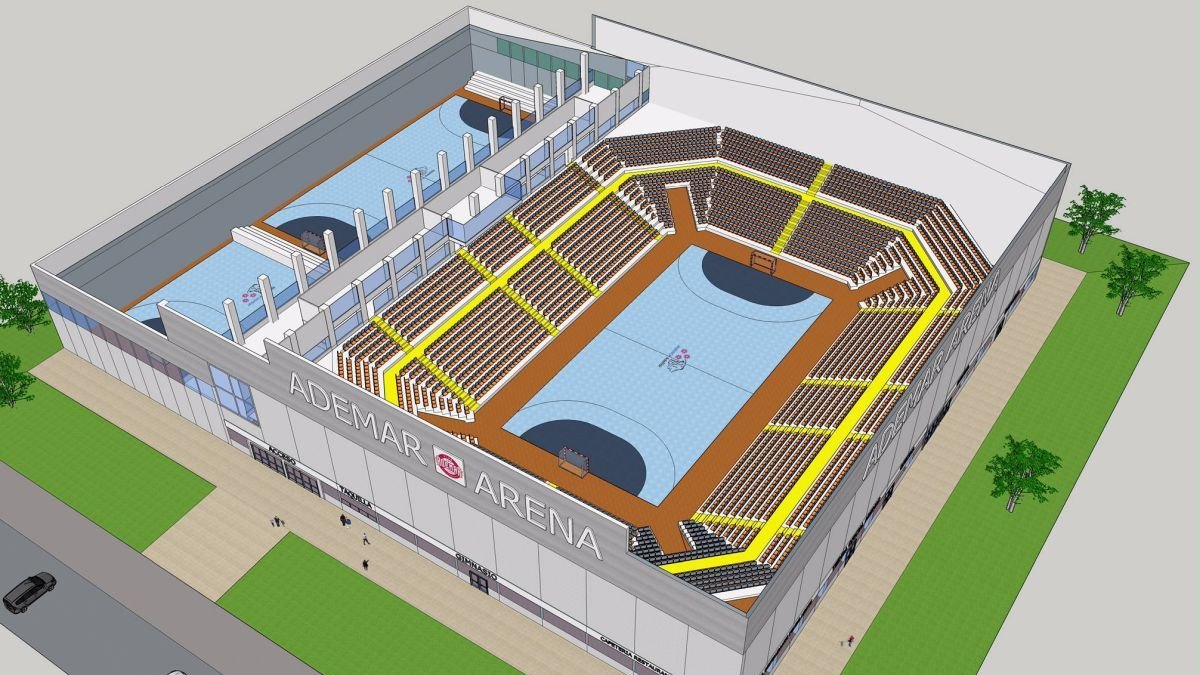 El gran ‘Ademar Arena’ que nunca vio la luz en la Lastra