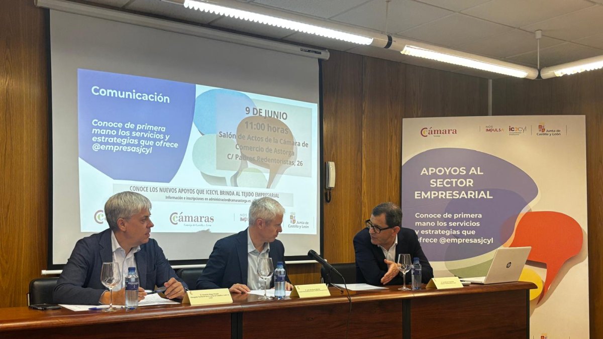 La Cámara de Astorga aborda los apoyos a las empresas