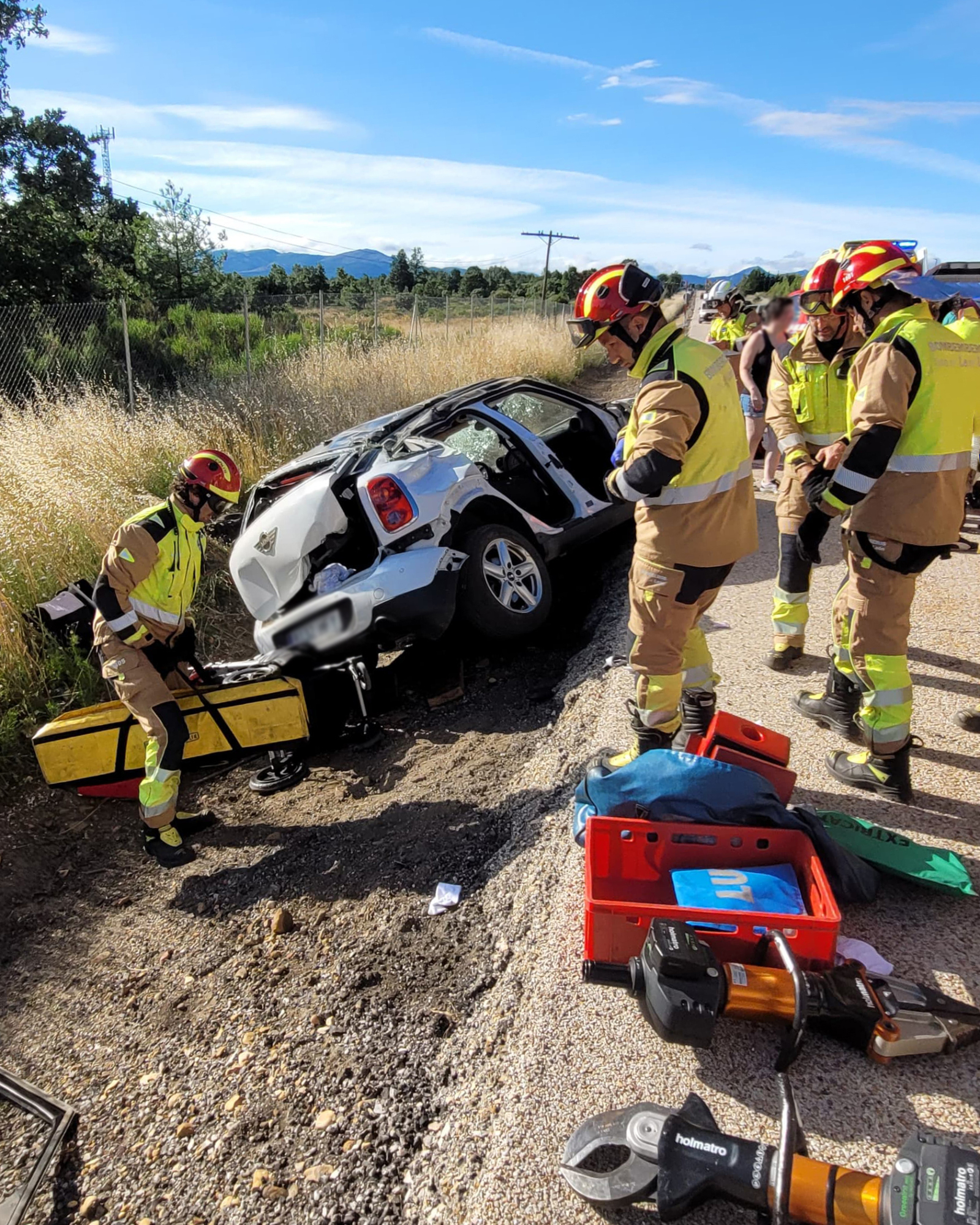 Un accidente en La Venta La Tuerta se salda con cuatro heridos, entre ...