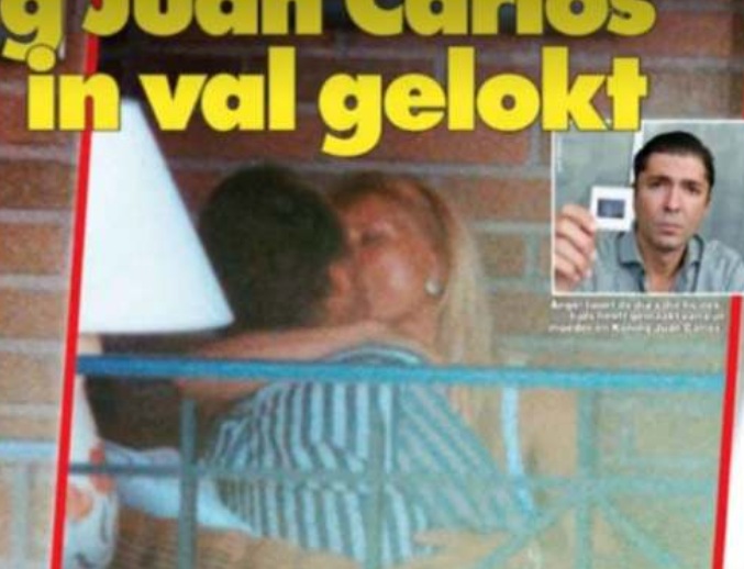 Escándalo real: salen a la luz las primeras fotos de Bárbara Rey y el rey Juan Carlos besándose