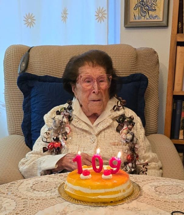 La leonesa Isaura Martín-Granizo: 109 años sin perder el ritmo a la vida