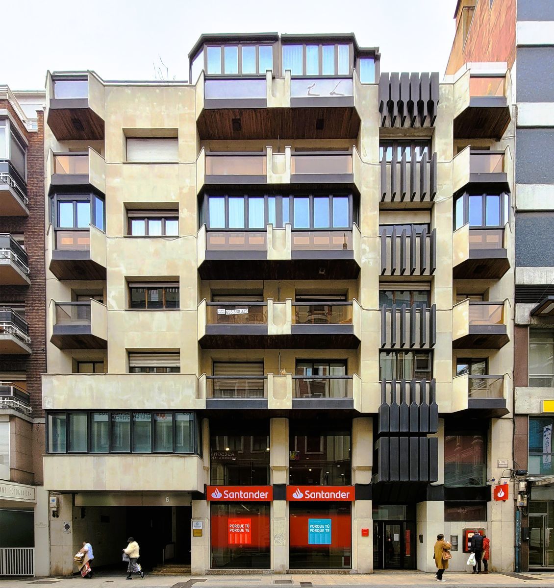 El edificio del Banco Pastor