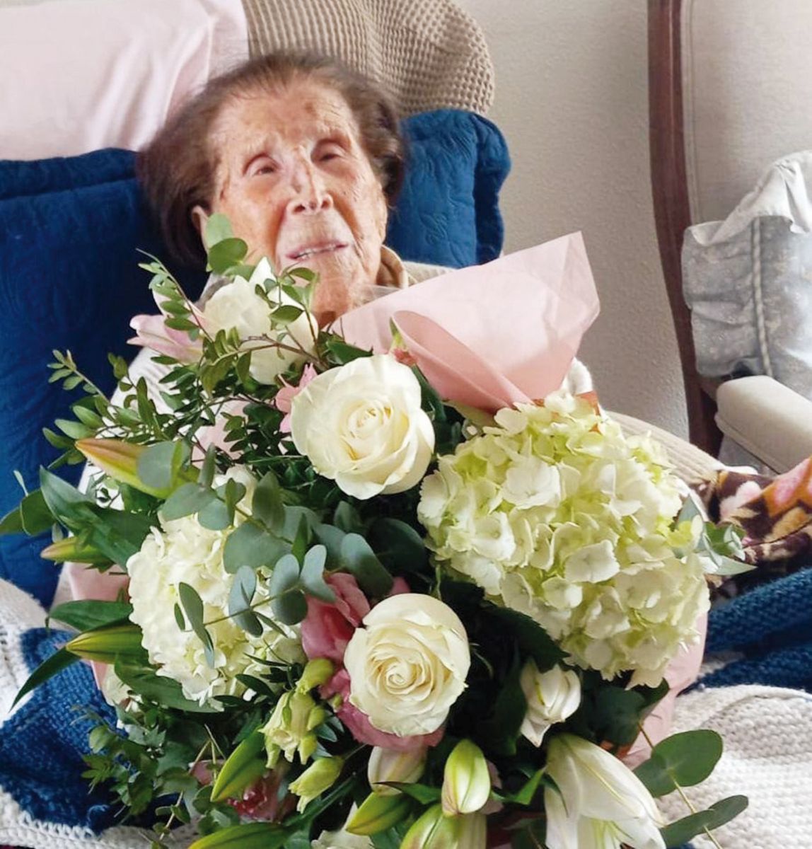 Los 110 años de la leonesa Isaura Martín-Granizo: «Rezo, recibo visitas ...